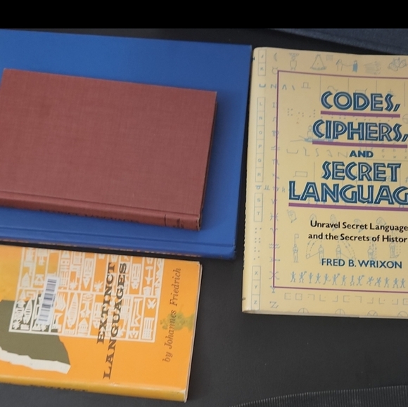 Other | Extinct Languages Codes Ciphers Secret Languages Book Lot ...